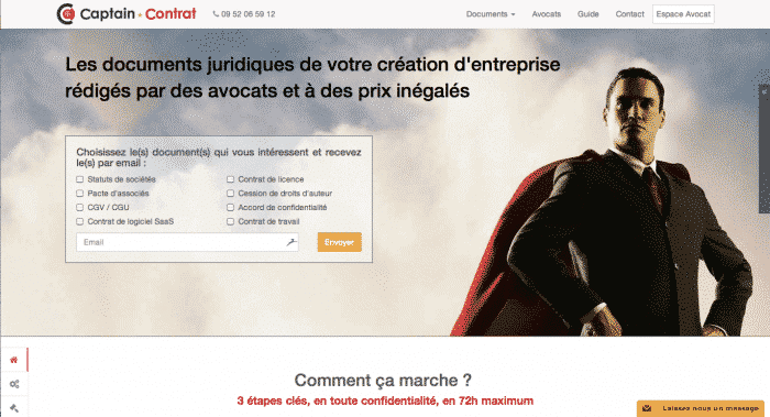 Captain Contrat: le partenaire juridique des entrepreneurs - Bonjour Idée