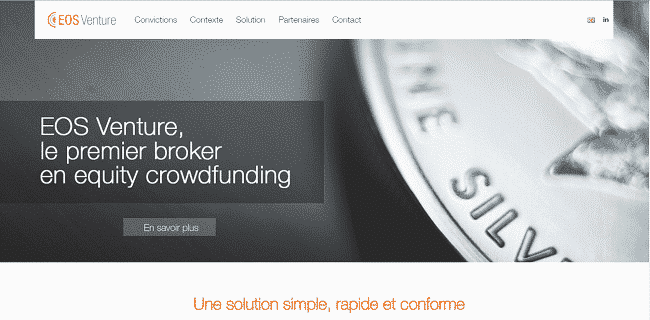 EOS Venture, solution clé en main pour votre plateforme de crowdfunding ...
