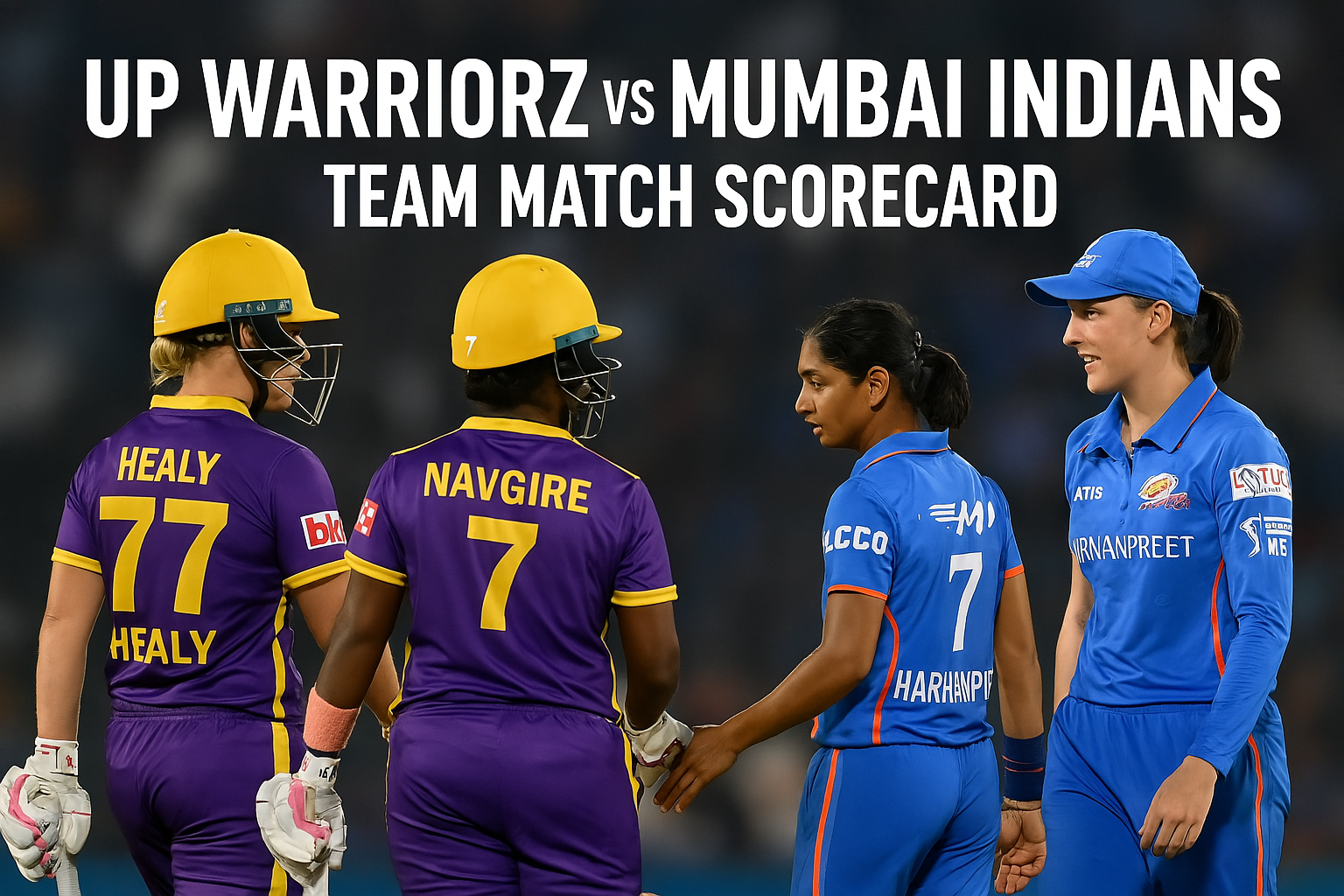 UP Warriorz vs Mumbai Indians Team Match Scorecard: Full Analysis, Key ...